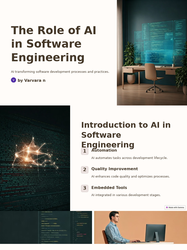 The Role of AI in Software Engineering | PDF | Artificial Intelligence | Intelligence (AI ...