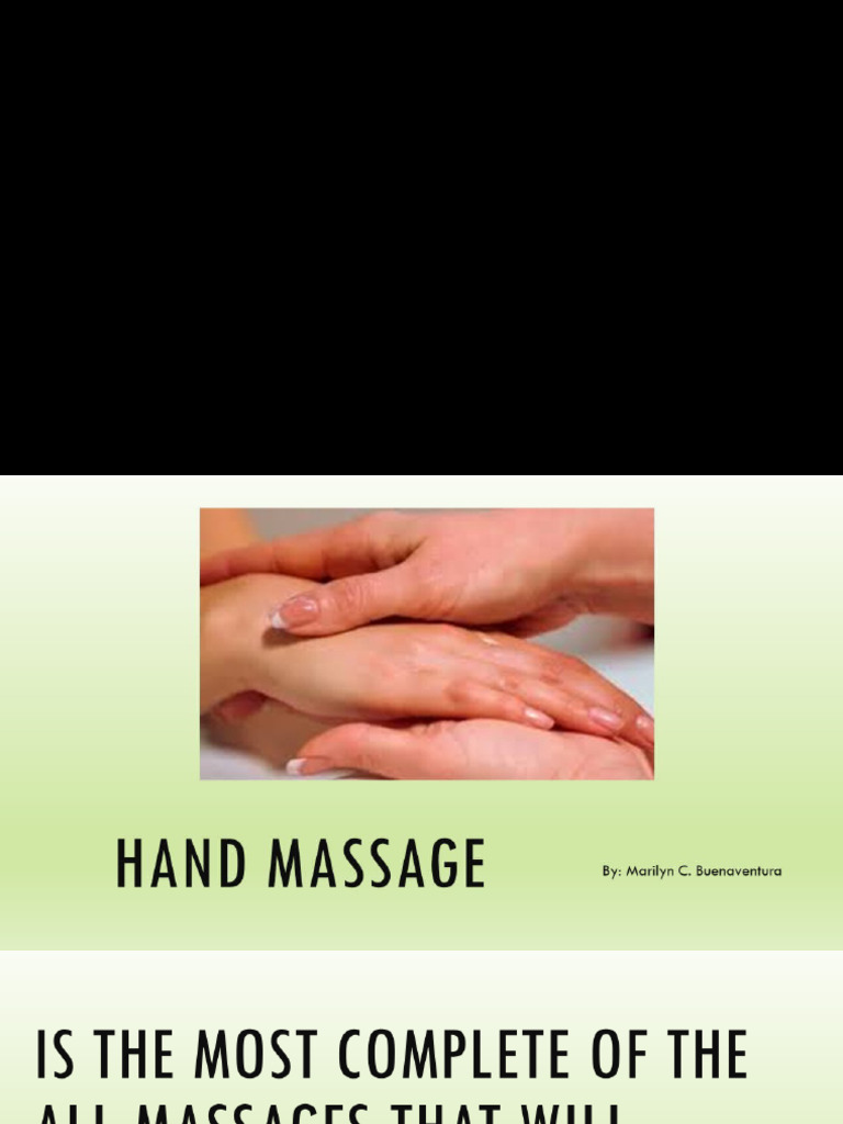 Basic Hand Massage | PDF