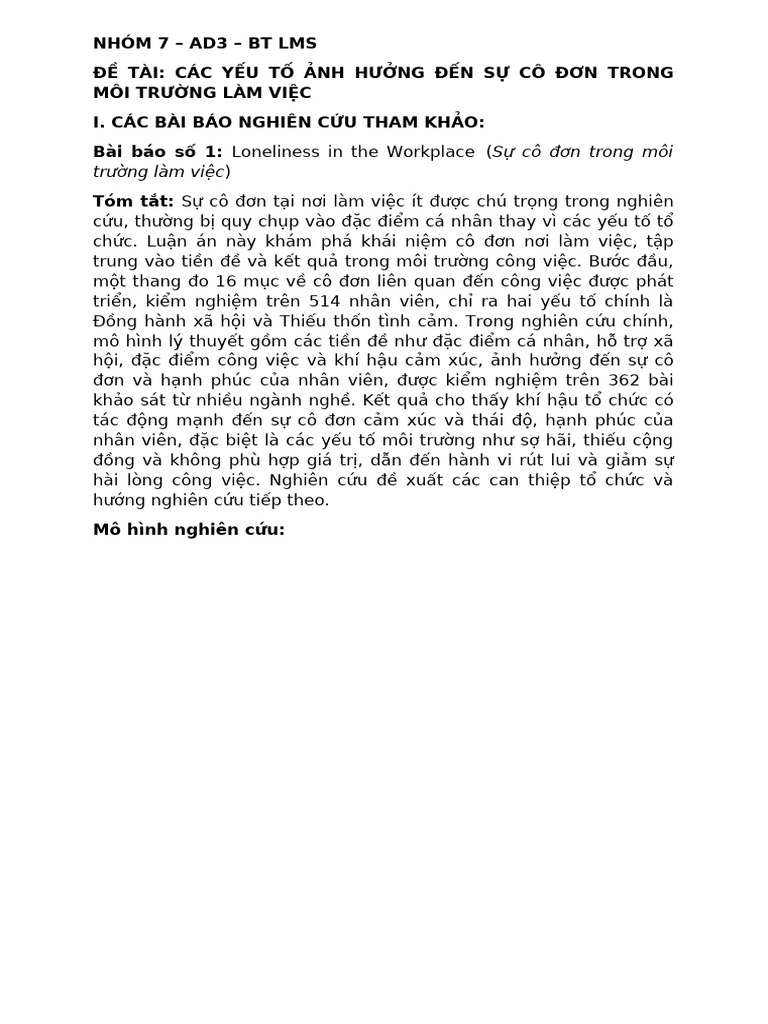 Nhóm 7 - Ad3 - BT LMS | PDF