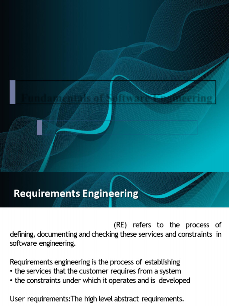 05-Requirement Engineering | PDF | System | Personal Identification Number