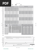 Zipgrade 100 Item Answer Sheet | PDF
