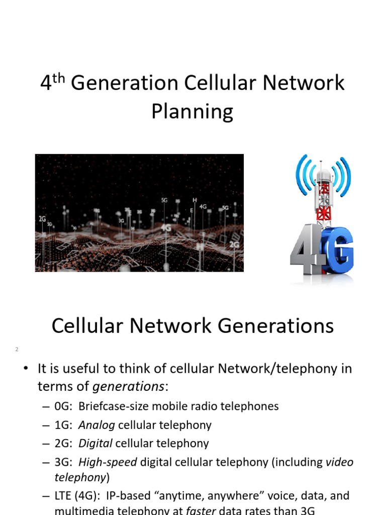 4G Lte | PDF | 4 G | Lte (Telecommunication)