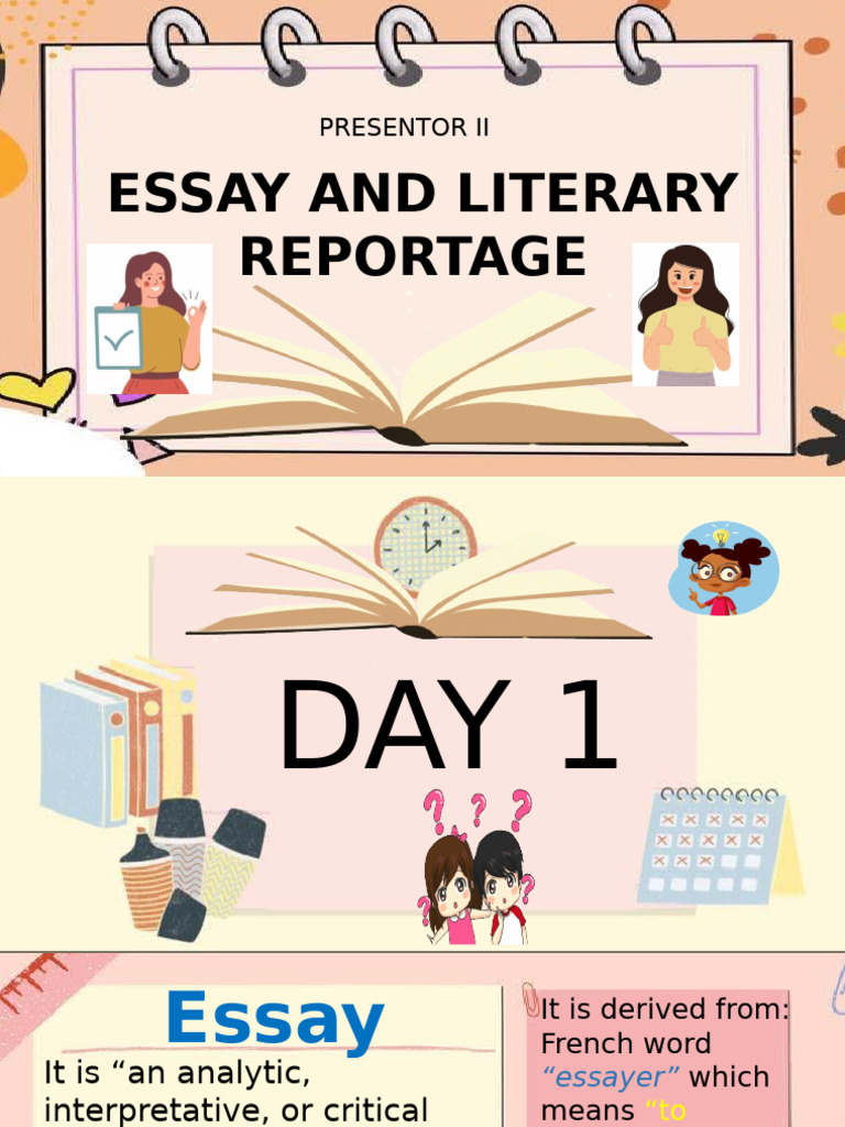 GROUP 2 DAY 1 Creative Non Fiction 1 | PDF | Essays | Writing