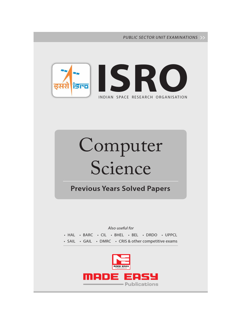 Computer Science - ISRO - (Sample Page) | PDF | Outer Space | Spaceflight