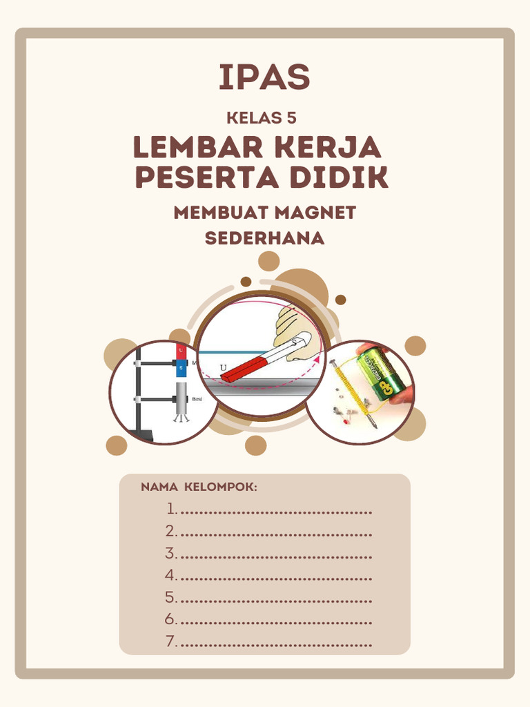 lkpd membuat magnet gosok | PDF