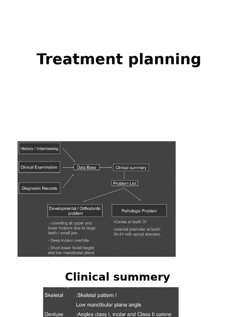Treatment Planning | PDF