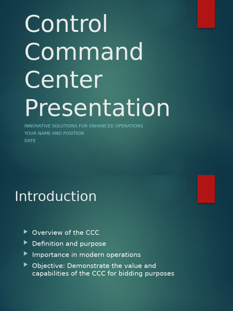 Control Command Center Overview | PDF