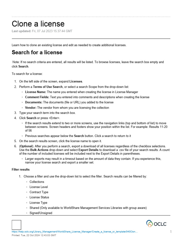 Clone a license | PDF | File Transfer Protocol | Computing