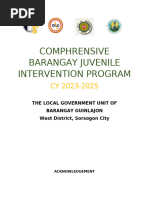 Sample of Barangay CJIP 2019-2021 Narrative | PDF | Juvenile Delinquency | Restorative Justice