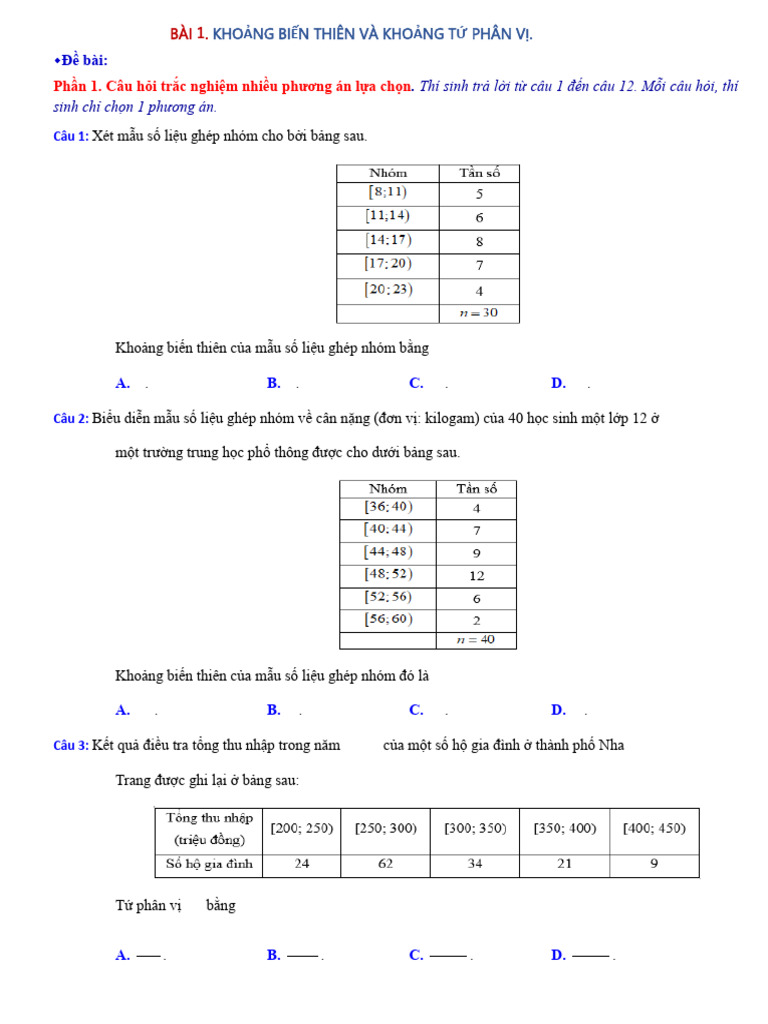 ĐỀ 1. C3-B1 | PDF