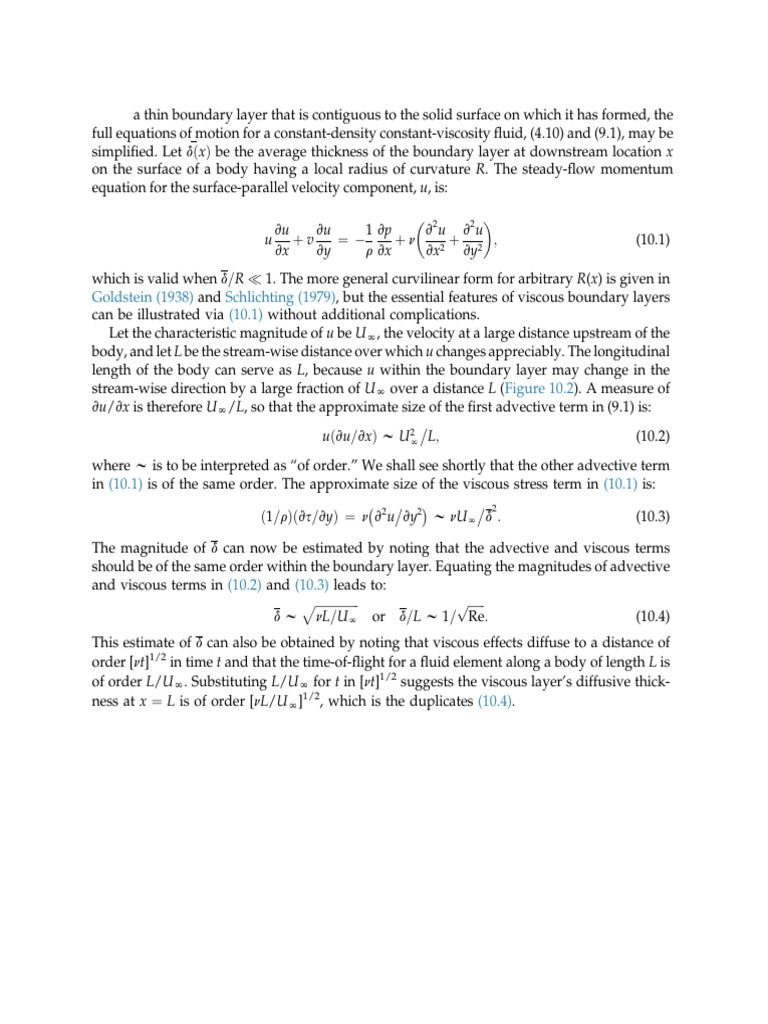 Solved Examples - Boundary Layers | PDF | Boundary Layer | Fluid Dynamics