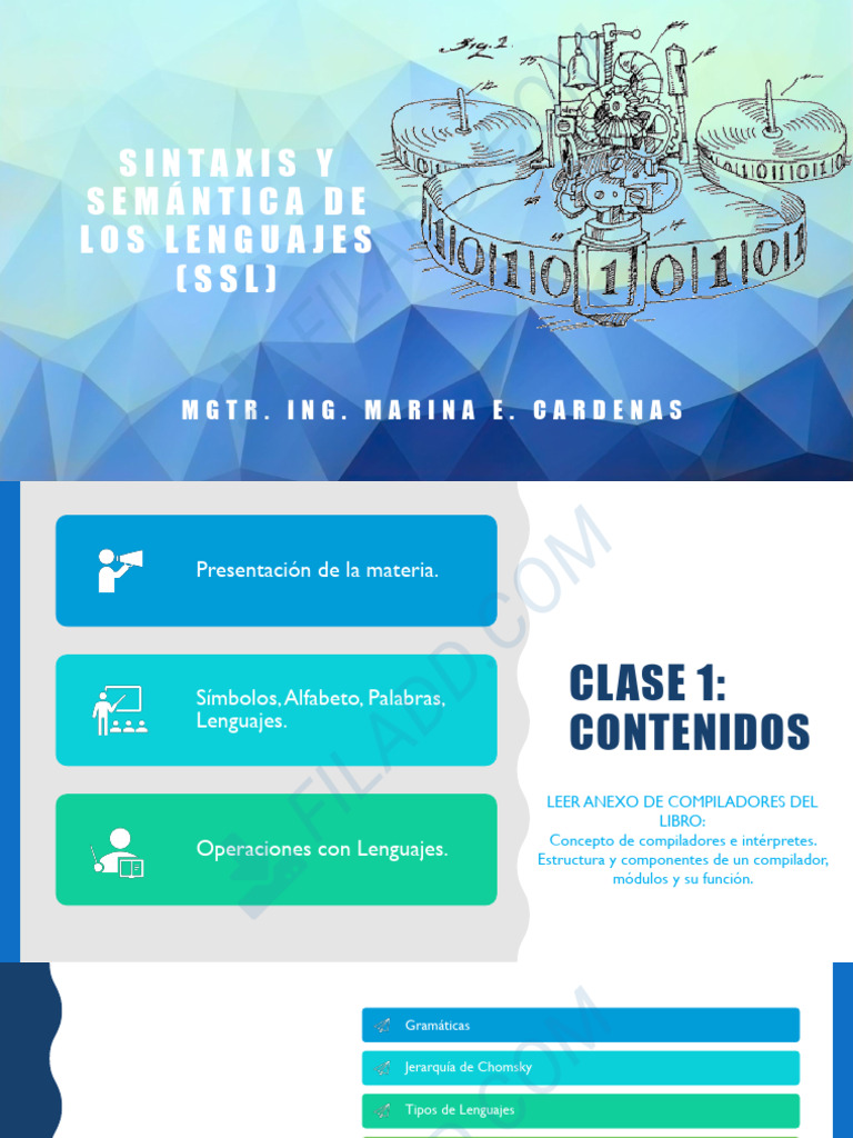 SSL2023 - Clase2 | PDF | Compilador | Lenguaje de programación