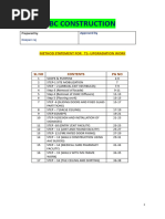 Site Establishment Method Statement | PDF | Occupational Safety And ...