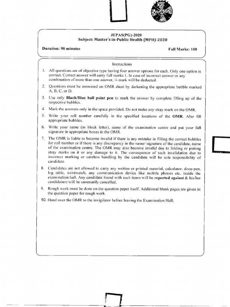 Jemas MPH 2020 | PDF