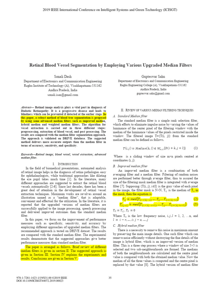IEEE | PDF | Sensitivity And Specificity | Image Segmentation