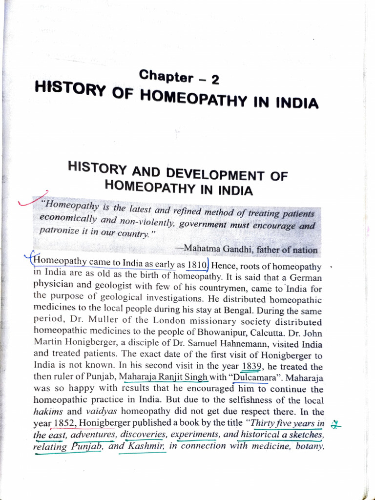 History of Homoeopathy India | PDF | Homeopathy | Medicine