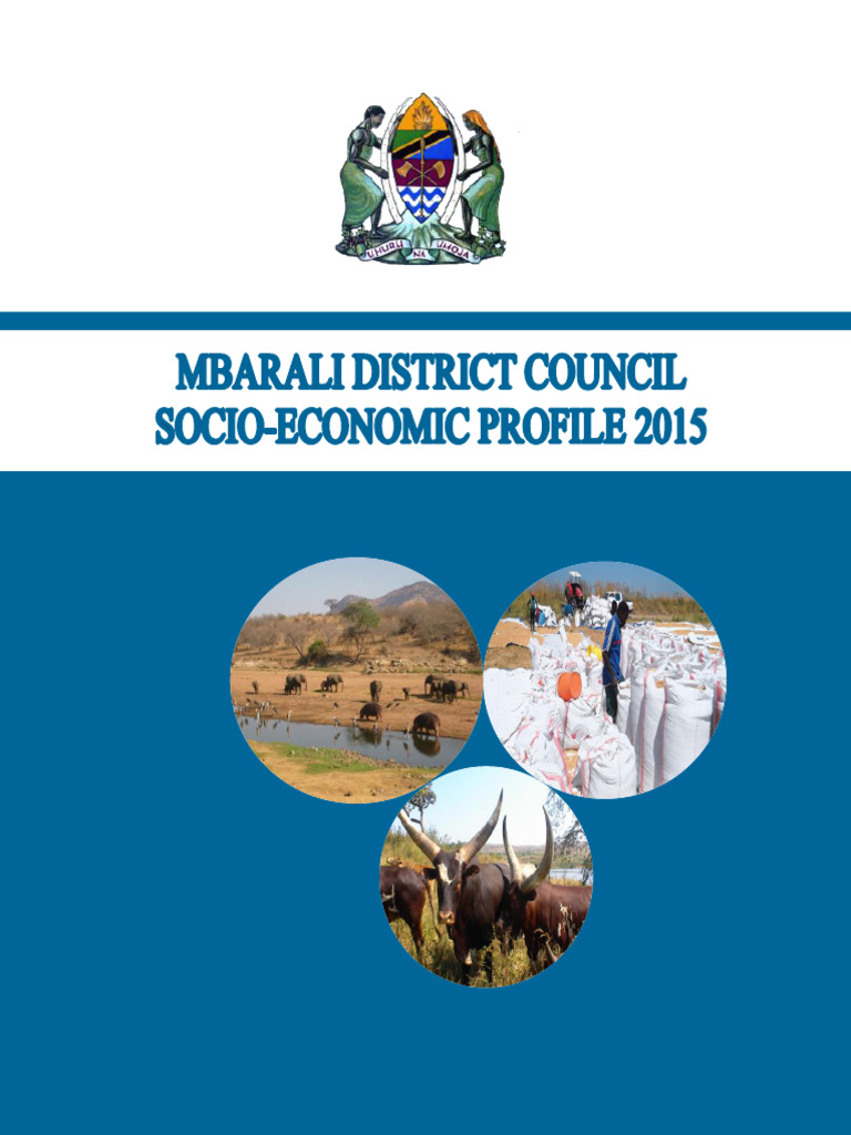Mbarali DC- Socio- Economic Profile- 2015 Latest | PDF | Agriculture ...