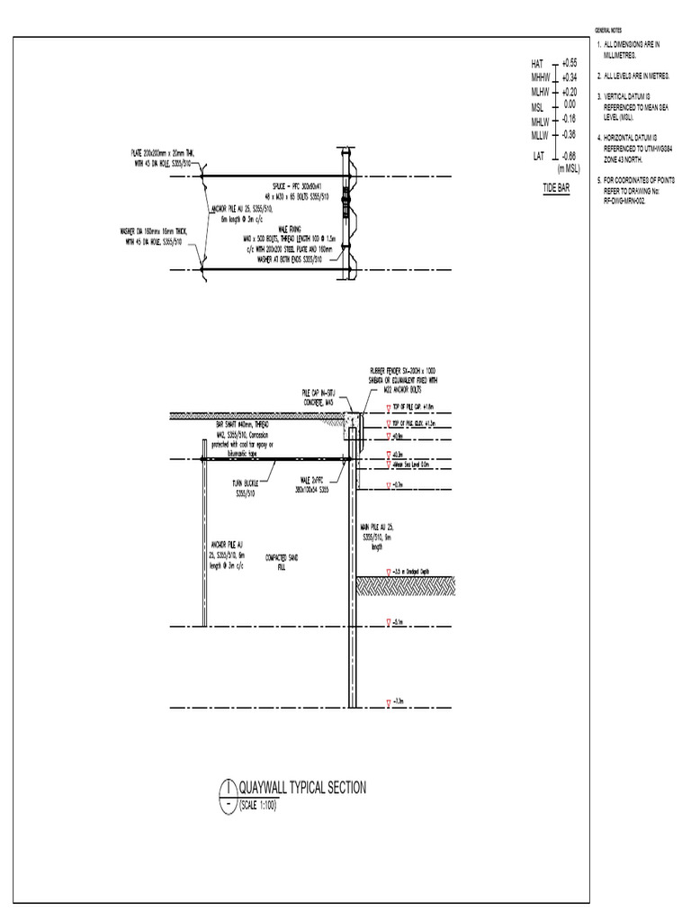 QUAY WALL SECTION | PDF
