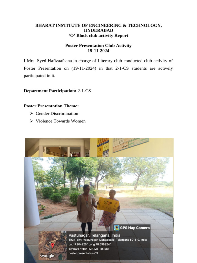 Poster Presentation on Gender Issues | PDF