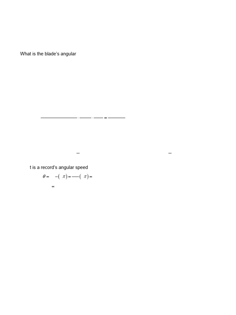 Linear and Angular Speed Worksheet | PDF | Angle | Motion (Physics)
