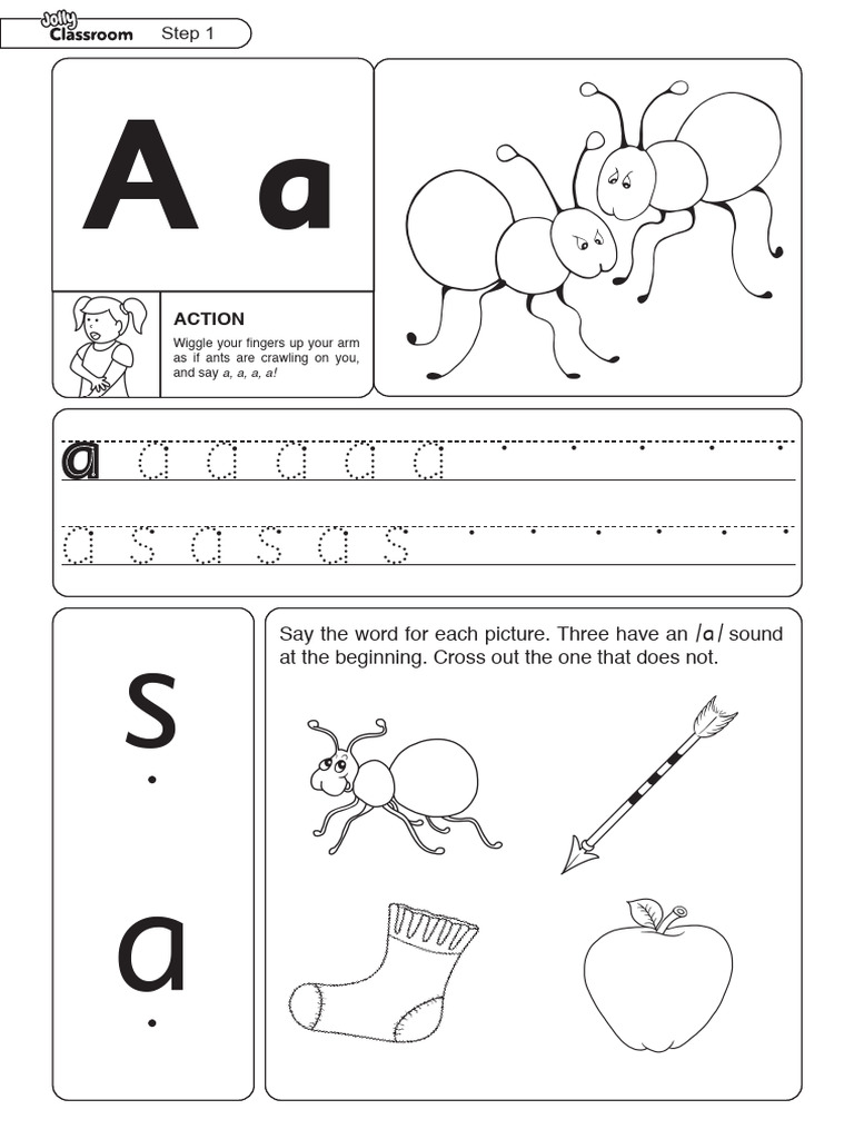 Jolly Phonics Worksheets | PDF | Word Search