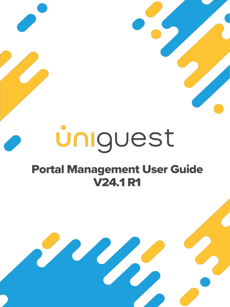 Portal Management User Guide V24.1 R1 | PDF