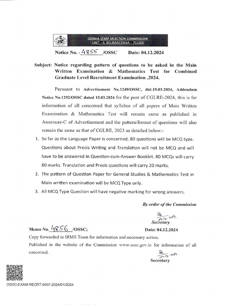 Notice No.-4855 - 0001 | PDF
