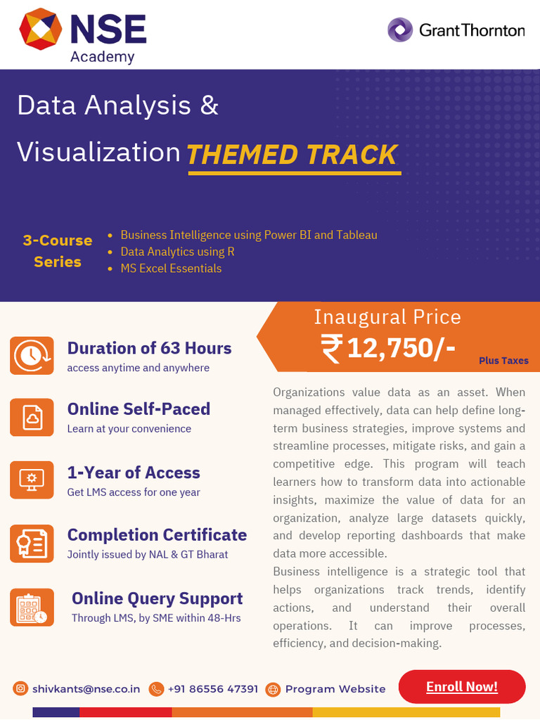 13 Data Analysis & Visualization THEMED TRACK | PDF | Regression ...