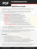 Spill Kit Training and Procedures | PDF