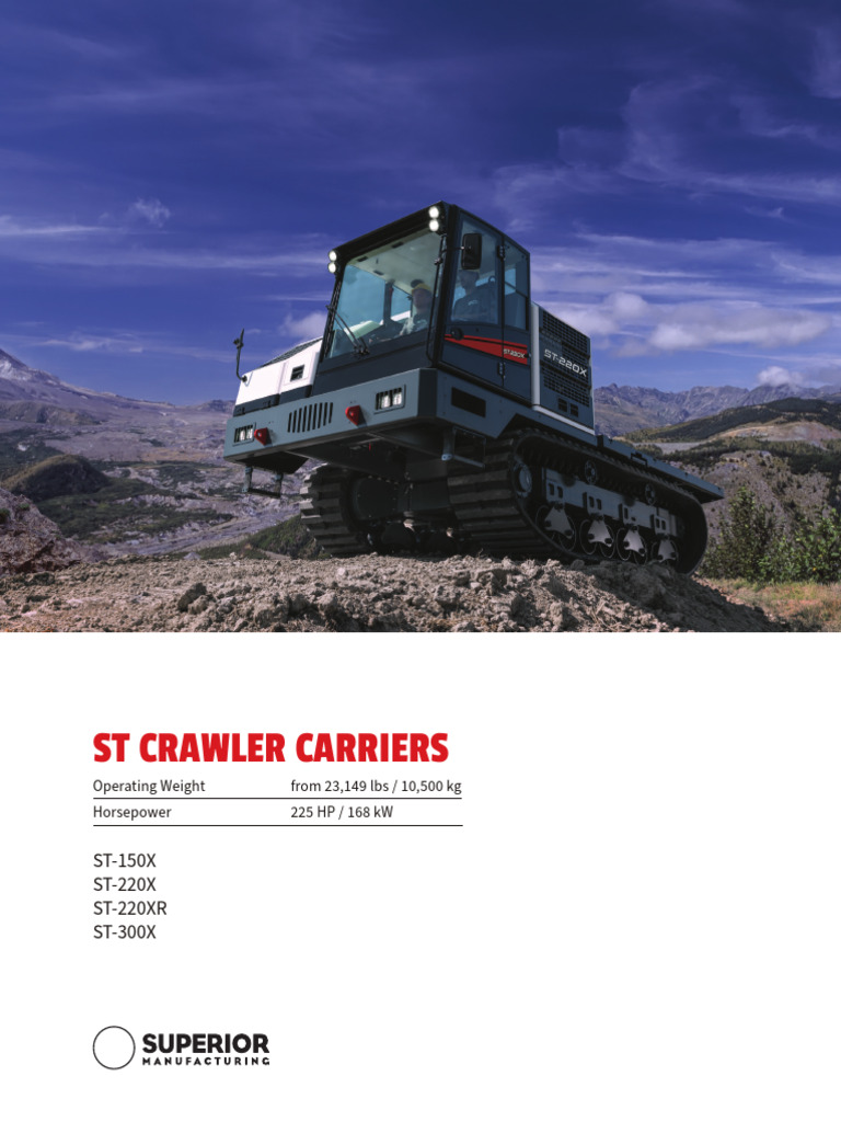 ST Crawler Carriers (1) | PDF | Horsepower | Vehicles