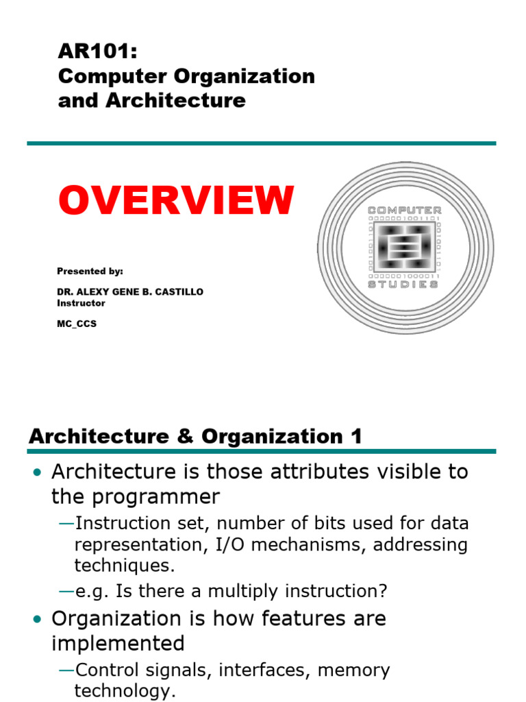 01 Introduction 2024 | PDF | Central Processing Unit | Input/Output