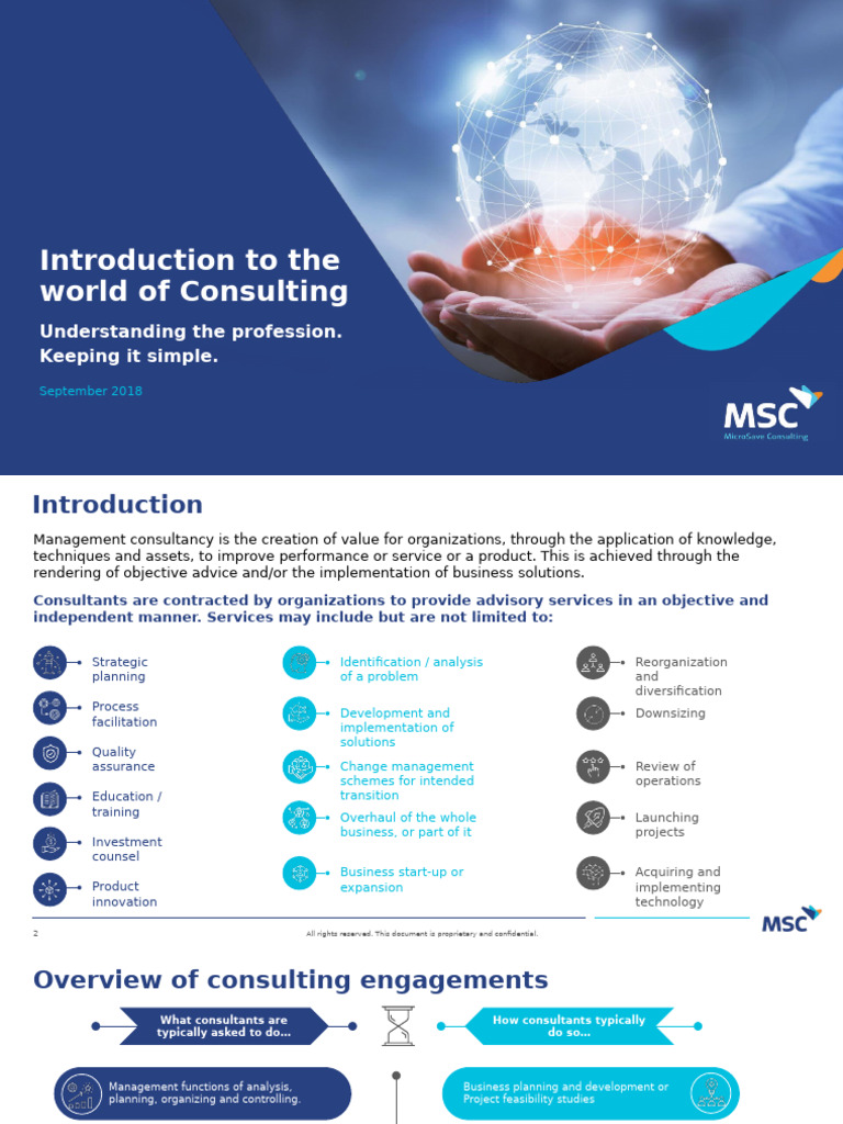 Introduction To Consulting Pdf Consultant Courage