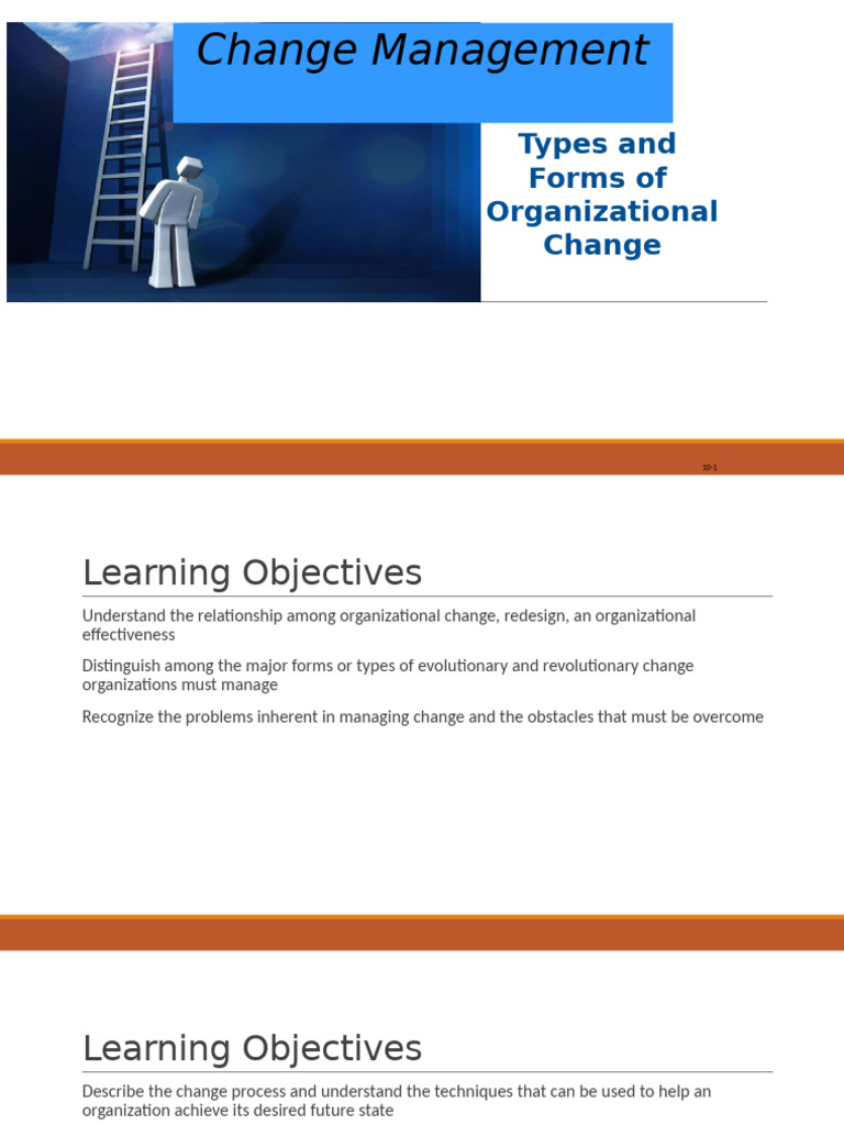 Types of Organizational Change Management | PDF | Organization ...
