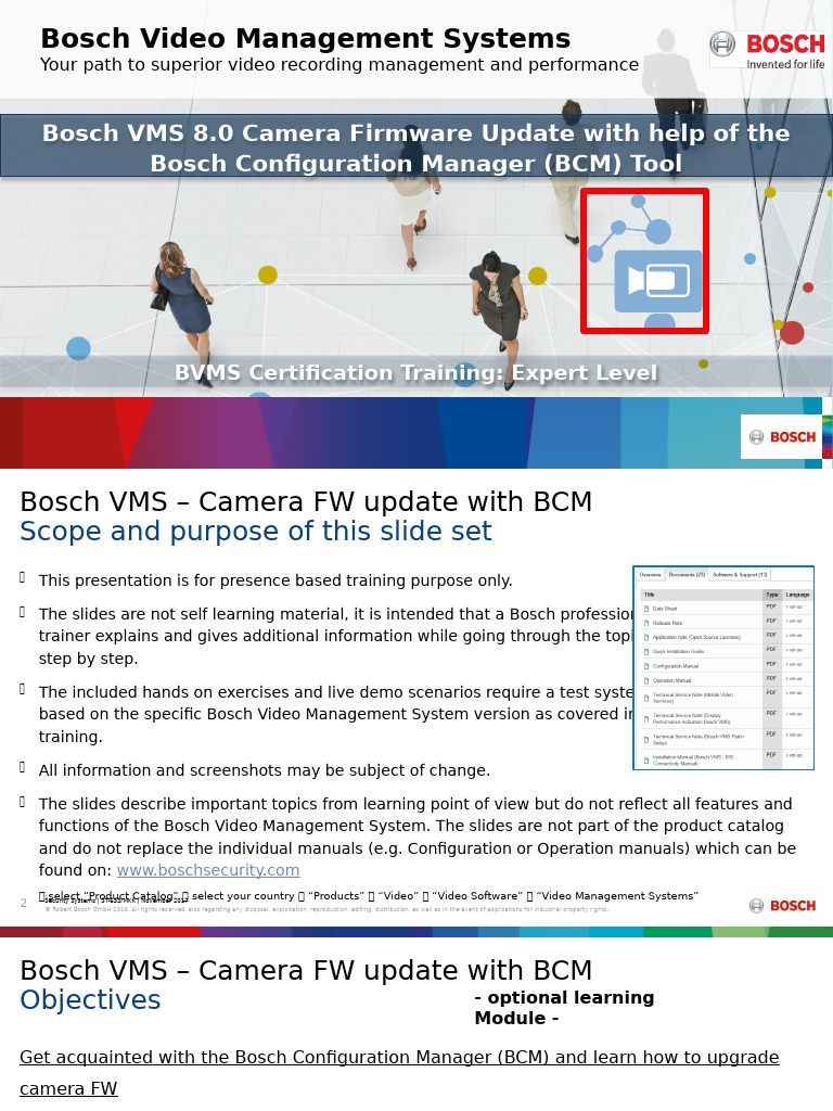 05 - 2 - BVMS 8.0 Camera FW Upgrade With Help of The Bosch ...