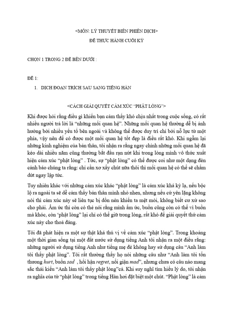 LTBPD - ĐỀ THỰC HÀNH CUỐI KỲ 1 | PDF