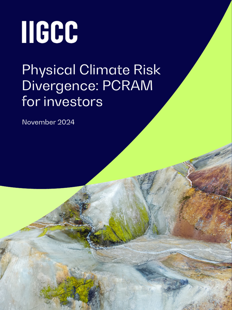 PCRAM for Investor - Final Discussion Paper | PDF | Climate Resilience ...