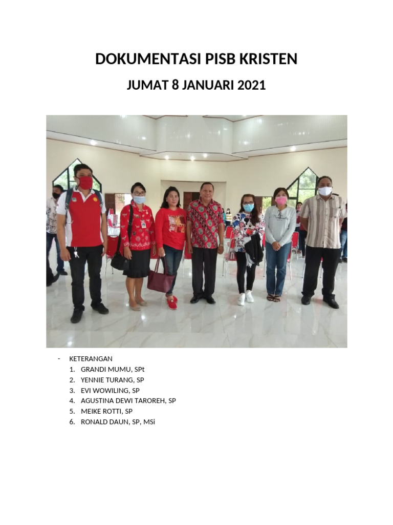 Dokumentasi Pisb Kristen | PDF