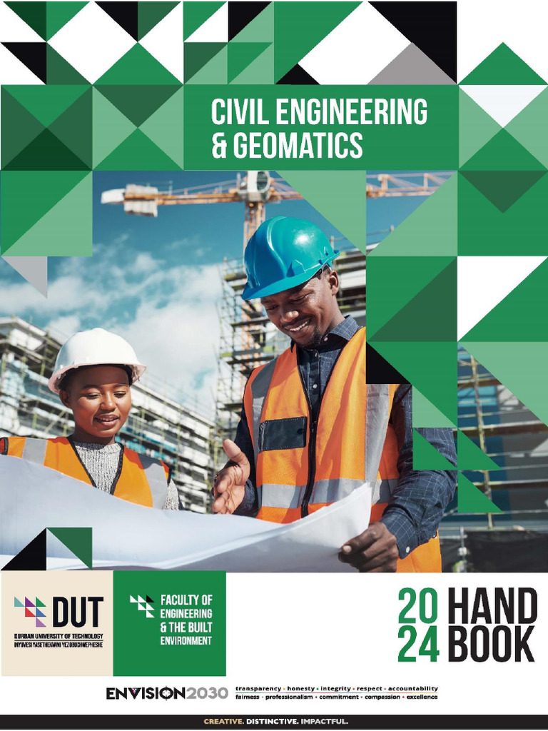 DUT Civil Engineering & Geomatics Handbook | PDF | Engineering ...
