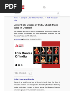 Folk Dances of Andhra Pradesh | PDF