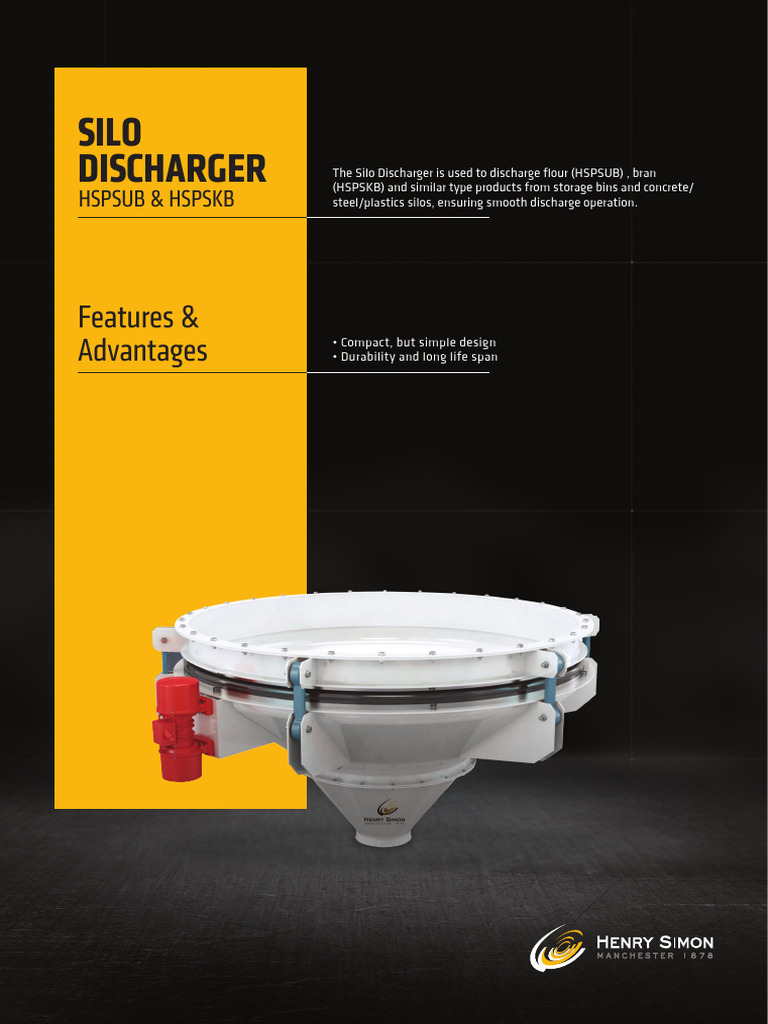 HS TecSheet SiloDischarger | PDF | Vehicles