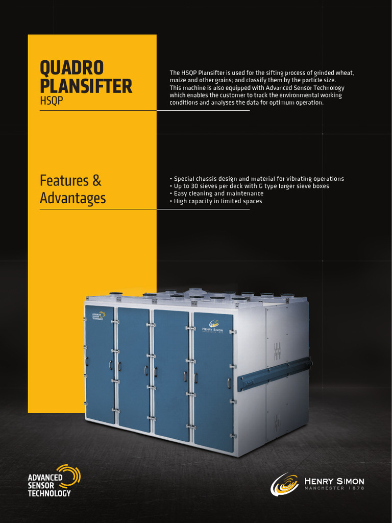 HS TecSheet QuadroPlansifter | PDF
