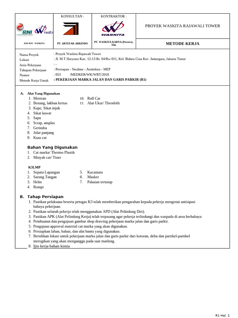Metode Marka Jalan | PDF