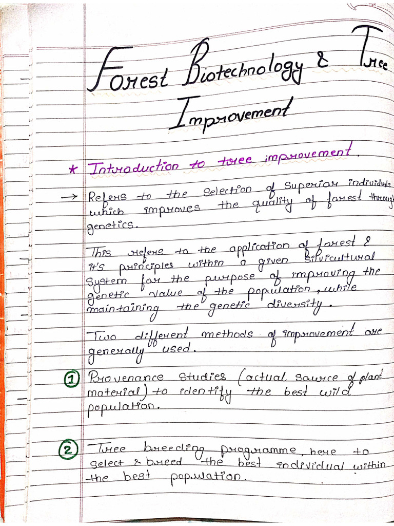 Forest Biotech | PDF