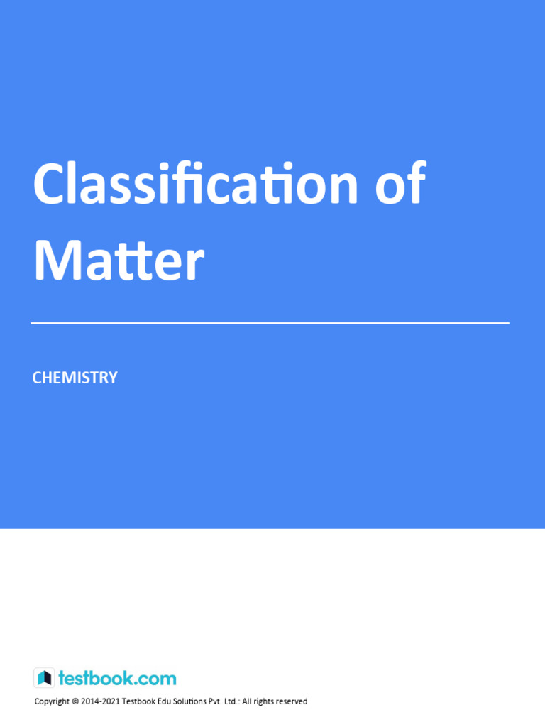Chemistry Classification of Matter New English 1628315281 1 37b29e81 ...