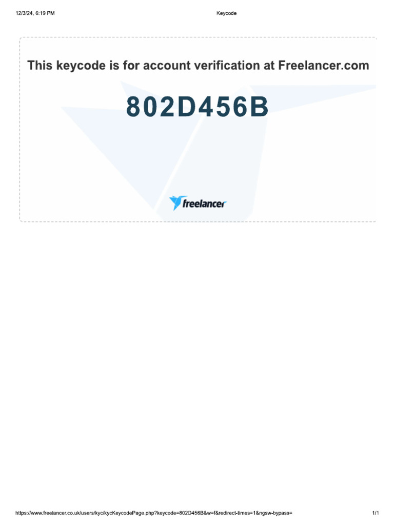 Freelamcer Keycode | PDF