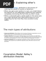 Attribution Theory 1 Kelly Model | PDF | Psychological Theories ...