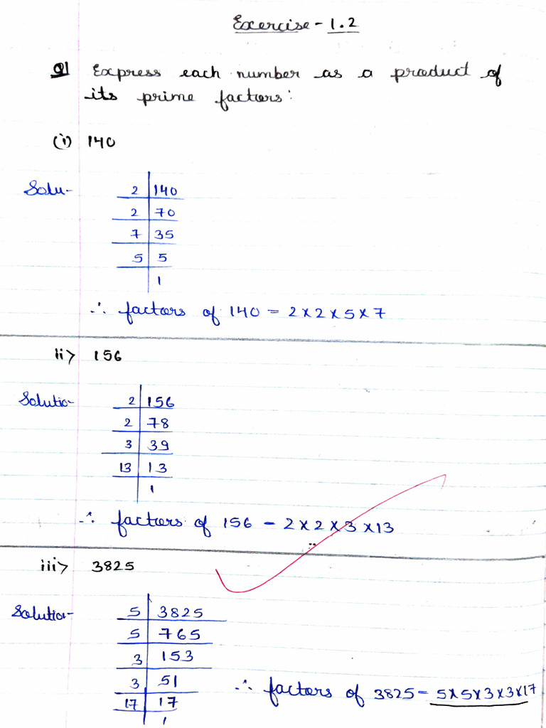 SOLUTIONS 1 Real Numbers Hand Written Notes | PDF