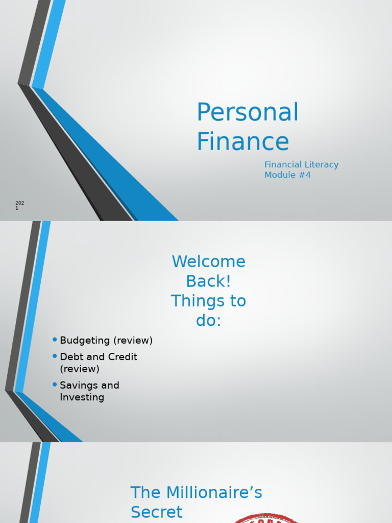 Personal Finance | PDF | Bonds (Finance) | Investing