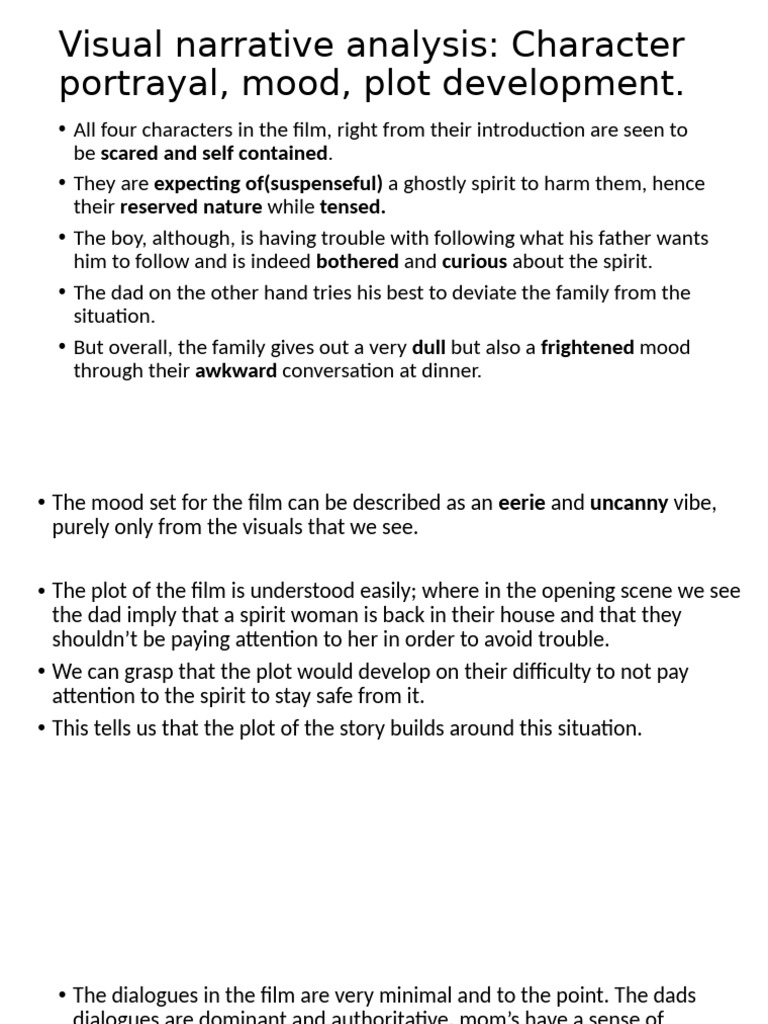 Visual Narrative Analysis | PDF