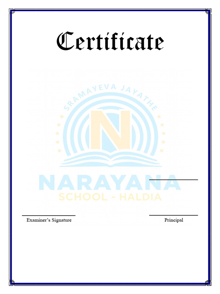 Laboratory Certificate Format | PDF